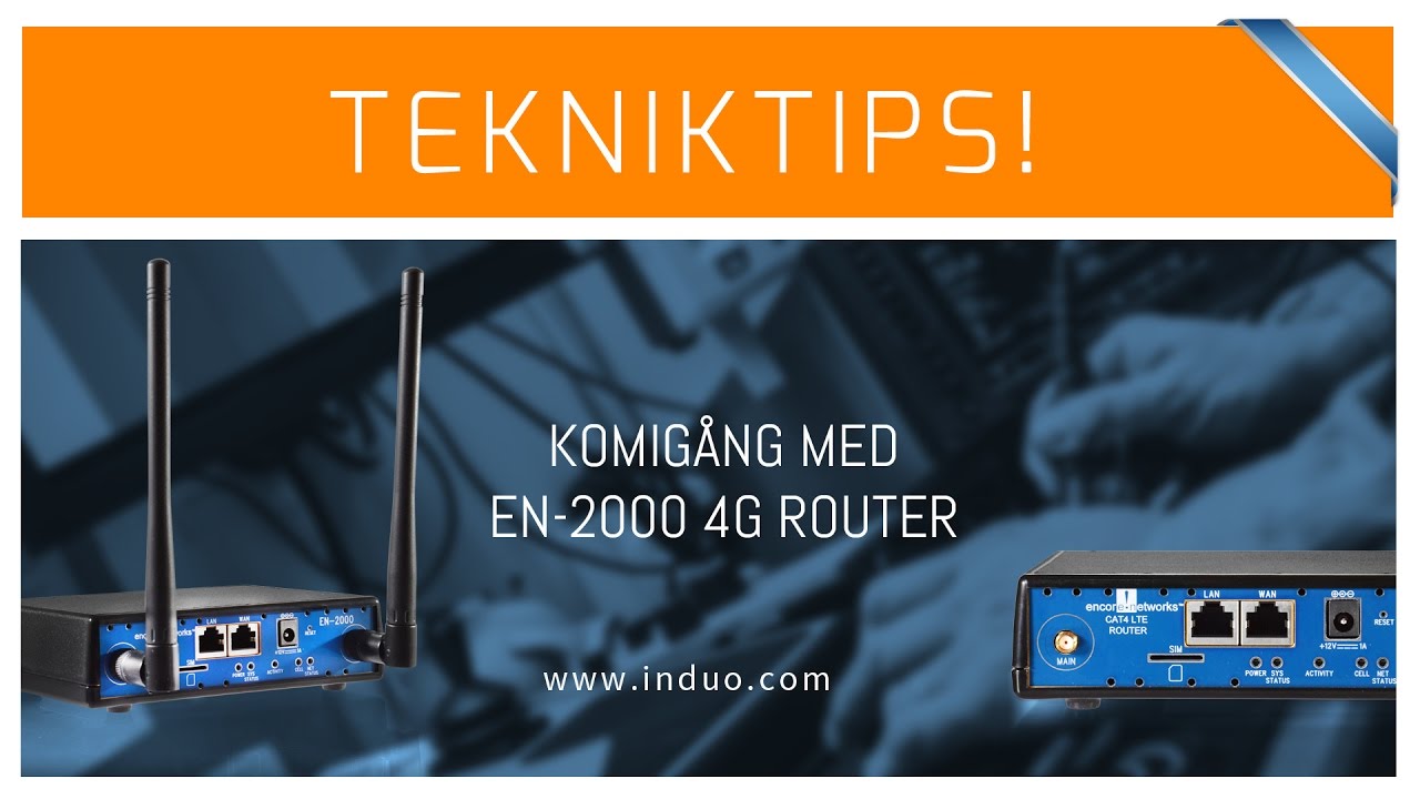 EN2000 konfiguration - YouTube