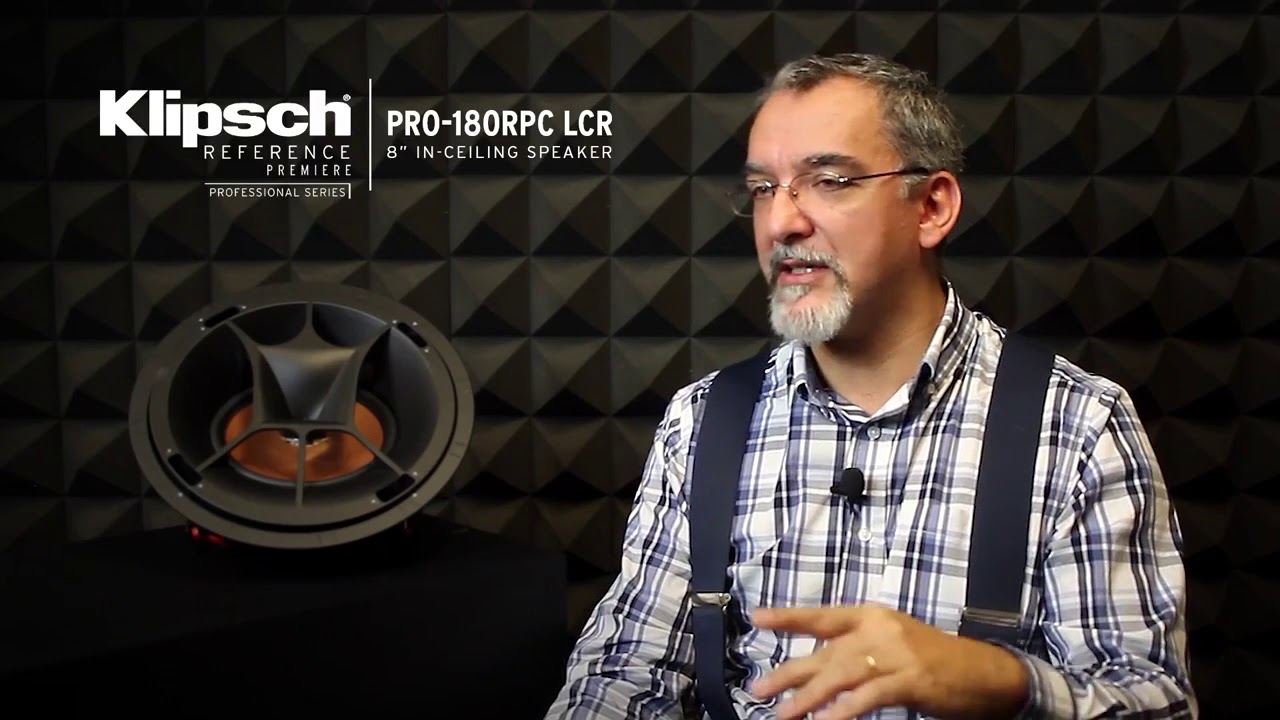 Enceinte encastrable Klipsch PRO-180-RPC LCR - YouTube