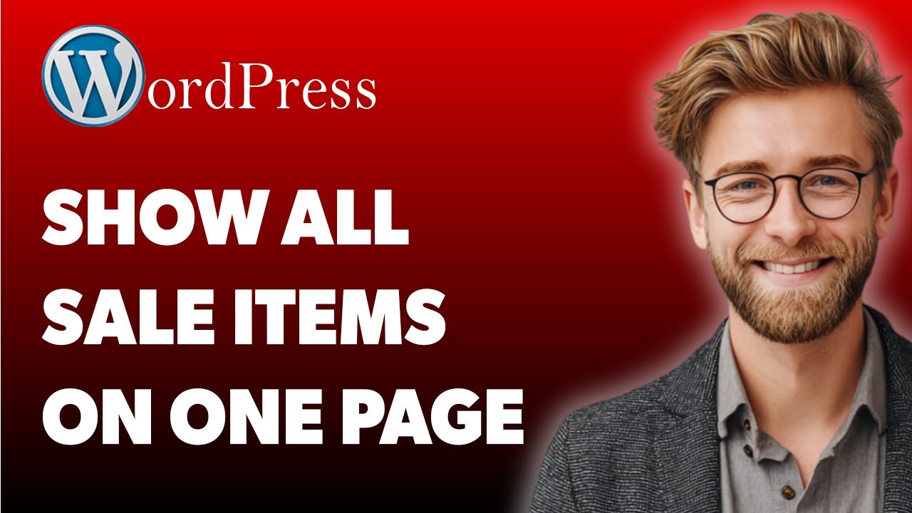 How To Show All Sale Items On One Page [Woocommerce] [2025 Guide] - YouTube