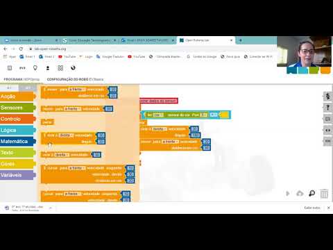 Open Roberta Lab sensor de cor - YouTube