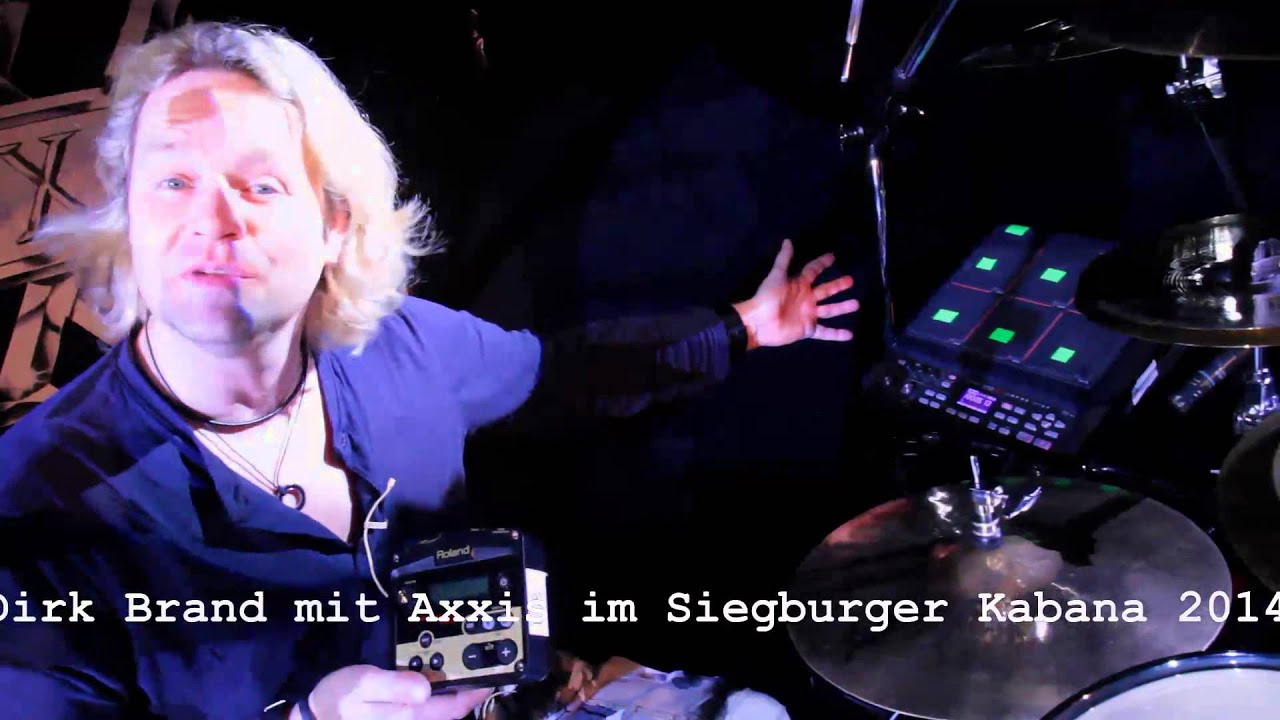 Dirk Brand mit Axxis auf Tour 2014 - www.drumxound.de - YouTube