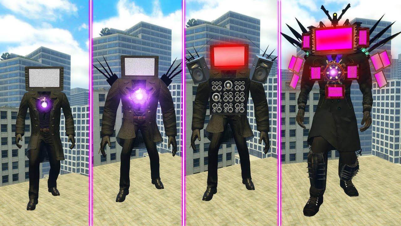 EVOLUTION OF NEW UPGRADE TITAN TV MAN | Garry's Mod - YouTube