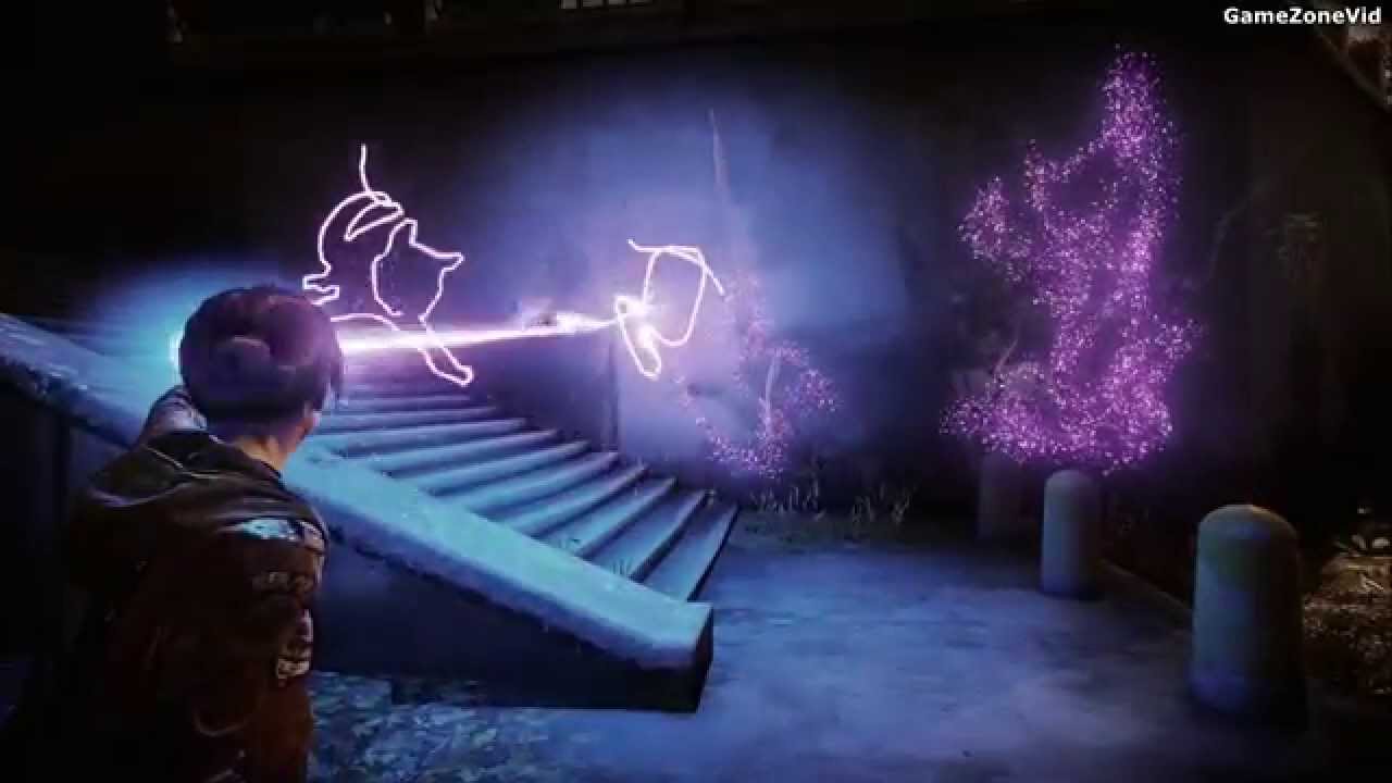 Infamous First Light ALL NEON GRAFFITI! - YouTube