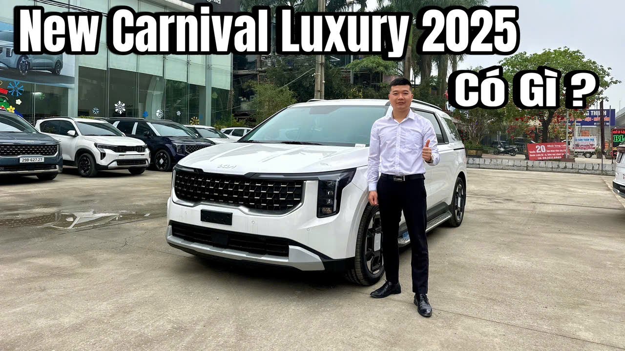 New Carnival 2.2D Luxury 8 Ghế 2025 From Mới Có Gì. Bản Thấp Nhất Liệu ...