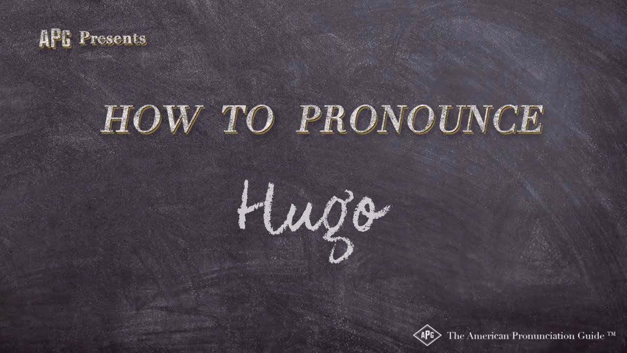 How to Pronounce Hugo (Real Life Examples!) - YouTube