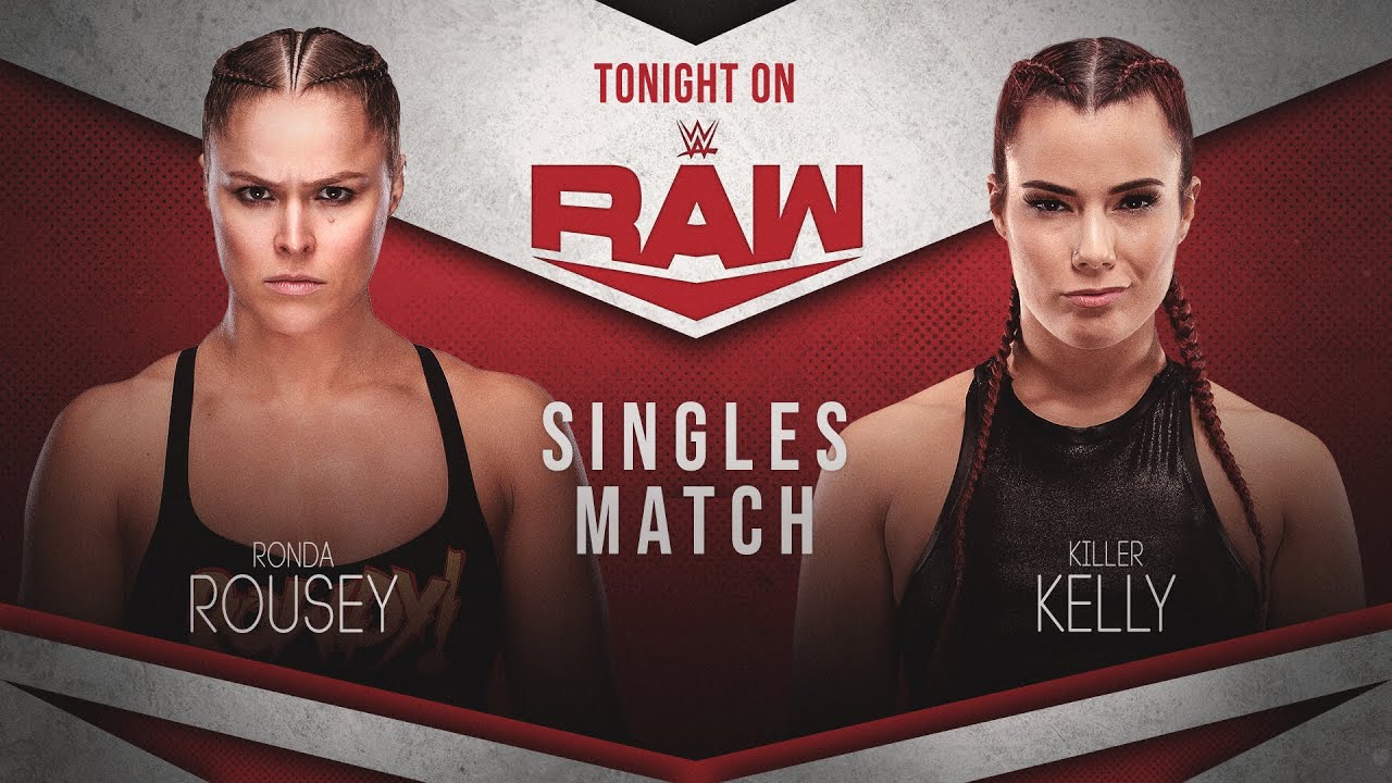 WWE 2K20 Universe - RAW - Ronda Rousey v Killer Kelly - YouTube