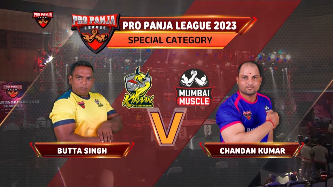 Buta Singh vs Chanda Kumar Behera | Kiraak Hyderabad vs Mumbai Muscle ...