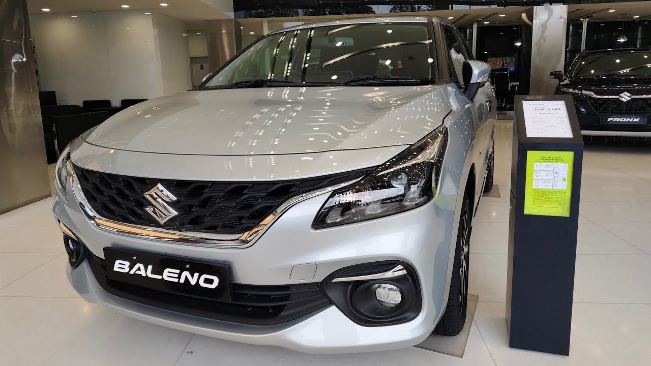 New Baleno Alpha Splendid Silver New colour India ki No 1 Hatchback ...