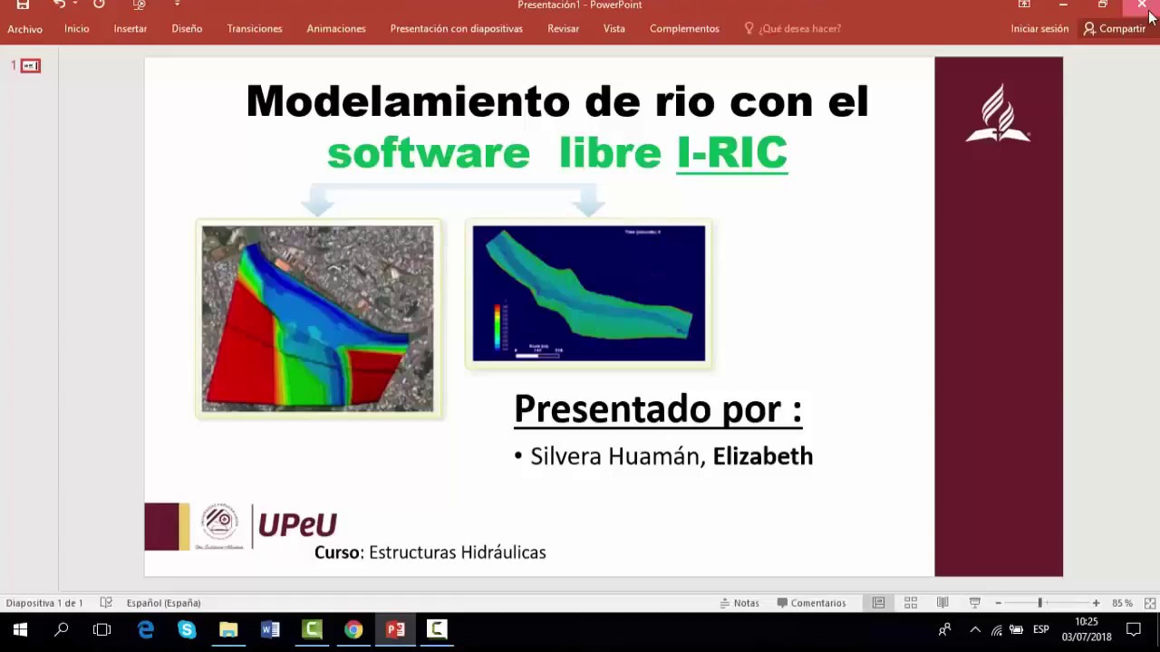 MODELAMIENTO DE RIO CON SOFTWARE i-RIC - YouTube