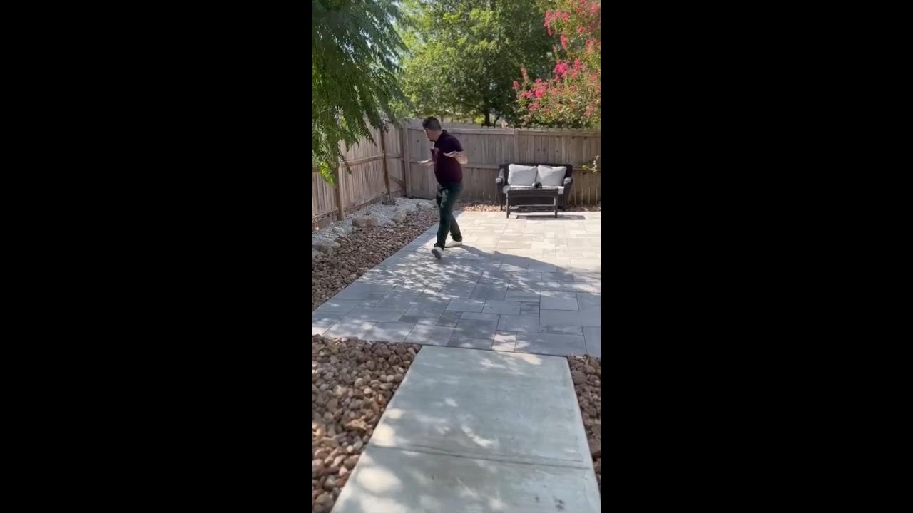 Paver Patio 10x20' - YouTube