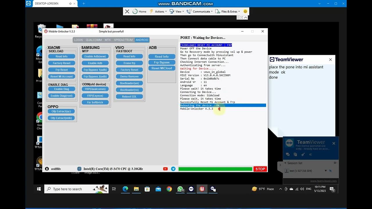 redmi note 11 factory reset mi account & frp on sideload mode by Mobile ...