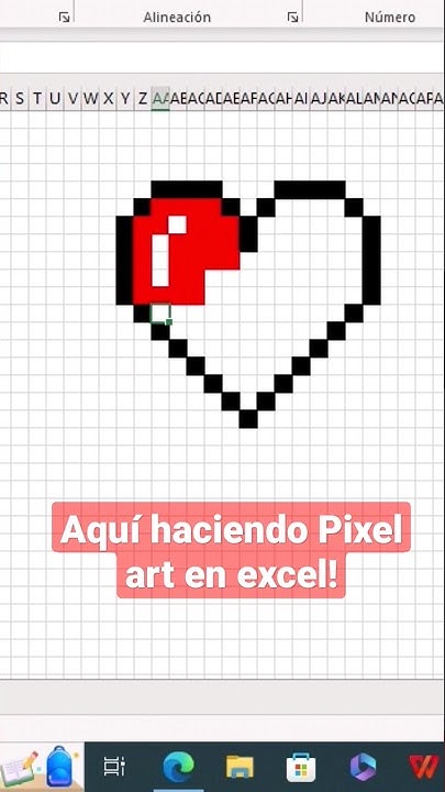 Haciendo Pixel art en excel! - YouTube