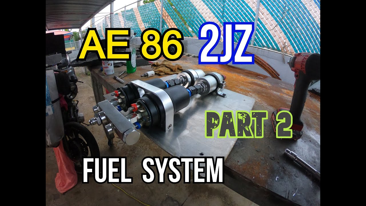 AE86 2JZ Fuel System Part 2 - YouTube
