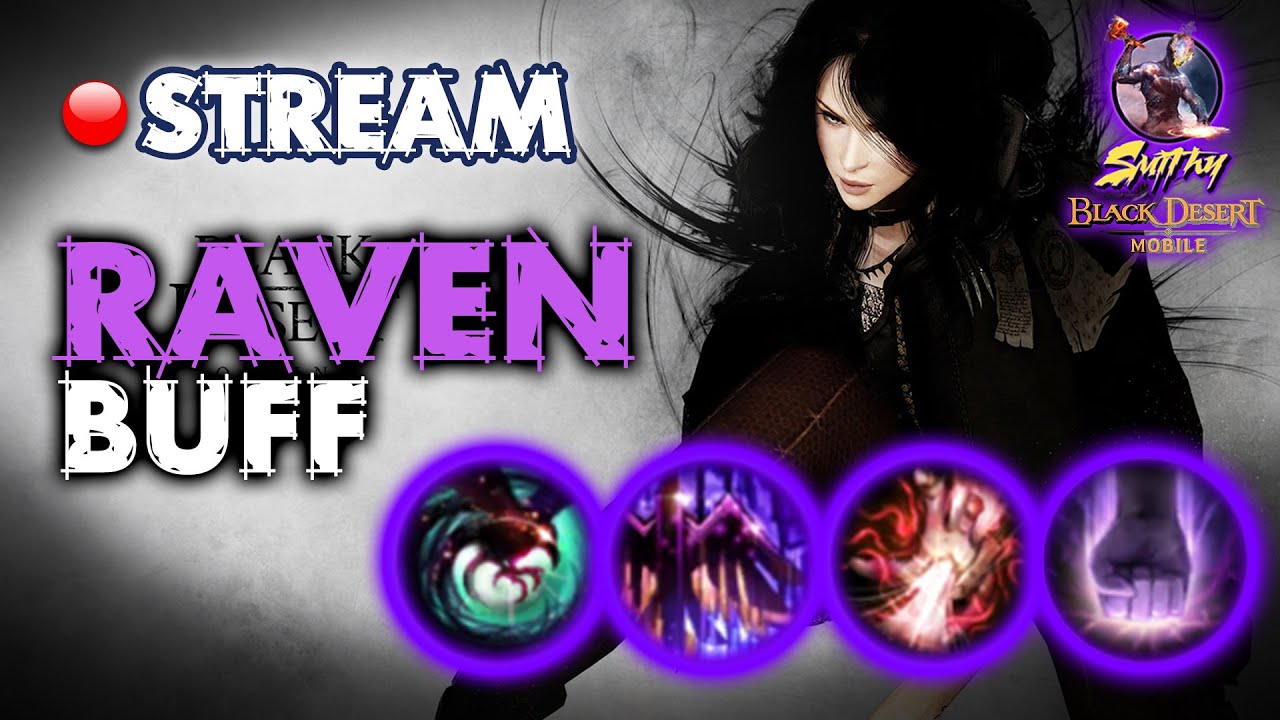 🔴RAVEN Buff (Ascension Sorceress) Rework Stream - Black Desert Mobile ...