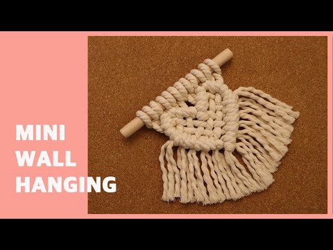 DIY Macrame Wall Hanging / 마크라메  / マクラメ / Макраме / Macramé / Makramee / makrome / ঝালর / म्याक्राम