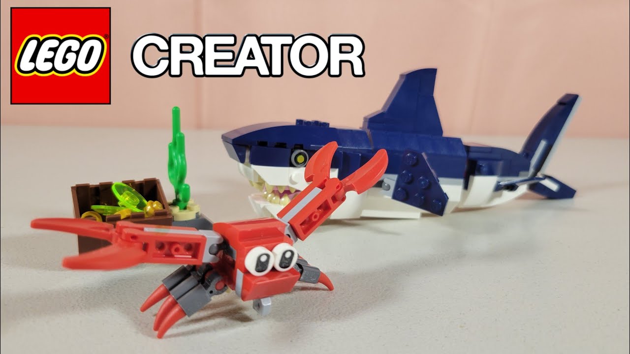 LEGO Creator 3 in 1 Deep Sea Creatures unboxing, speed build and review ...