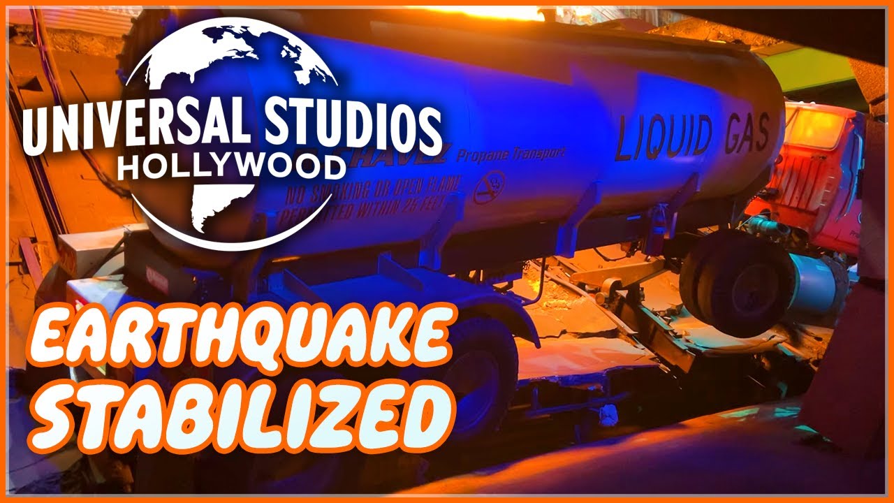 Universal Studios Hollywood Studio Tour - Earthquake... with Stabilizer ...