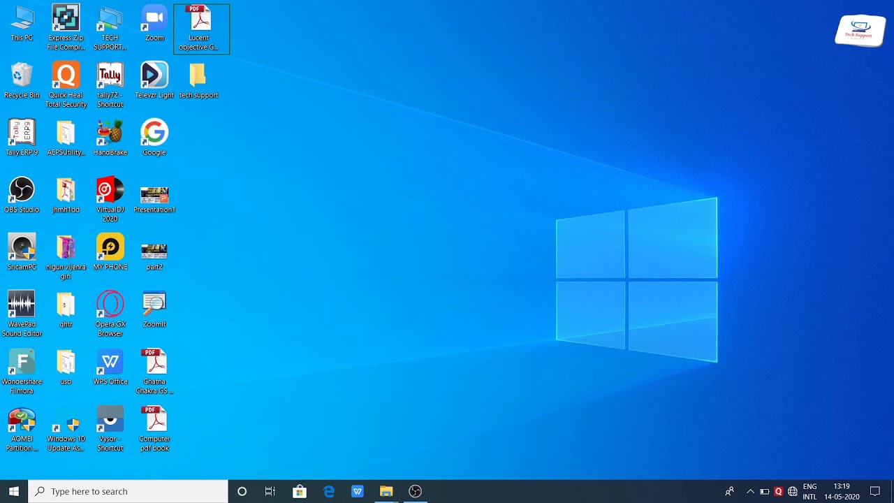 introduction of desktop screen|डेस्कटॉप स्क्रीन का परिचय |tech support ...