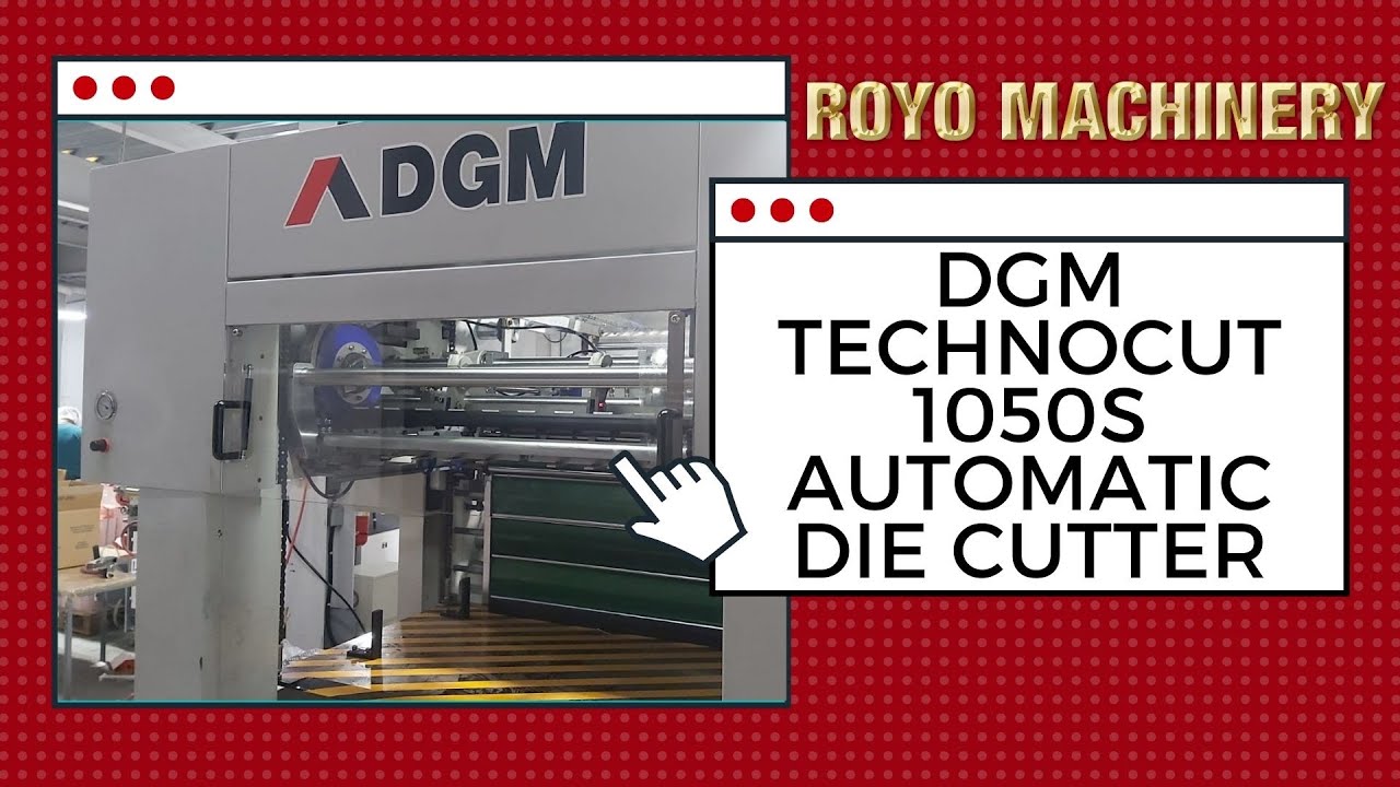 Another Successful Installation - DGM Technocut 1050S Automatic Die ...
