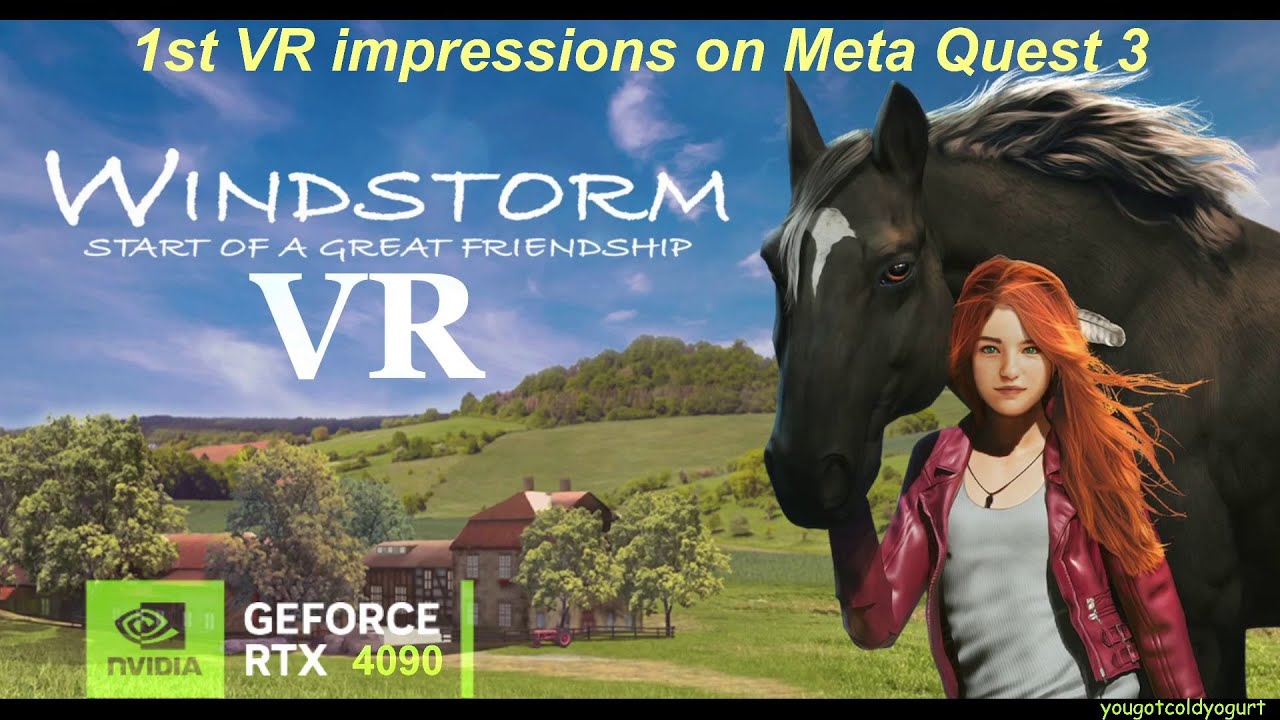 HORSES in VR! WINDSTORM: Start of a Great Friendship - Meta Quest 3 ...