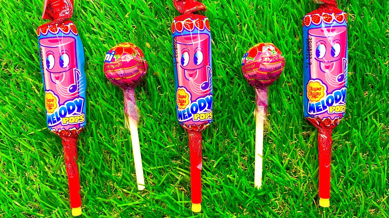 Mix of Yummy Chupa Chups Lollipops Double Portion, Melody Pops & Fizzy ...