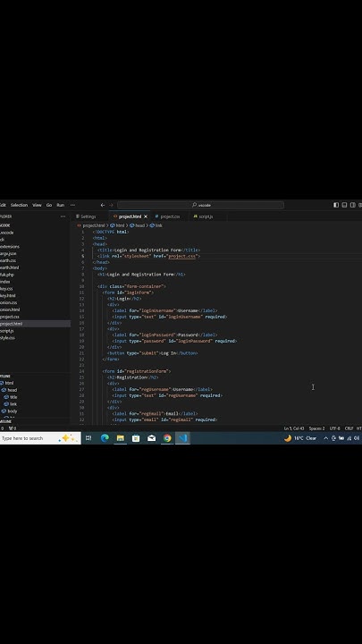 Login And Signup Page In Htmlcss And Javascript Coding Code Htmlcss Webdevelopment