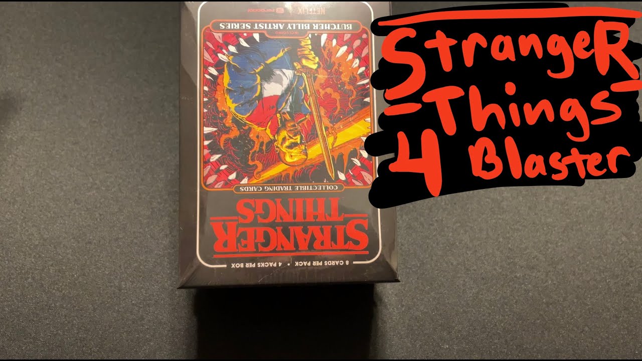 Stranger Things Trading Cards Butcher Billy Artist Series Netflix ...
