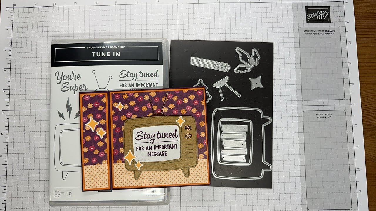 Stampin’ Up! Tune In Birthday Card Tutorial #diy #handstampedcards # ...