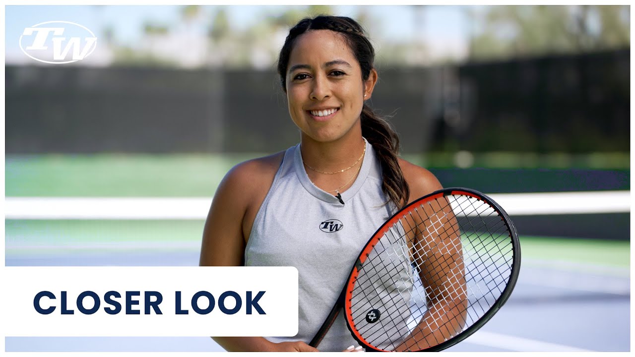 WTA Pro Sabrina Santamaria shares her tennis gear (from then to NOW ...