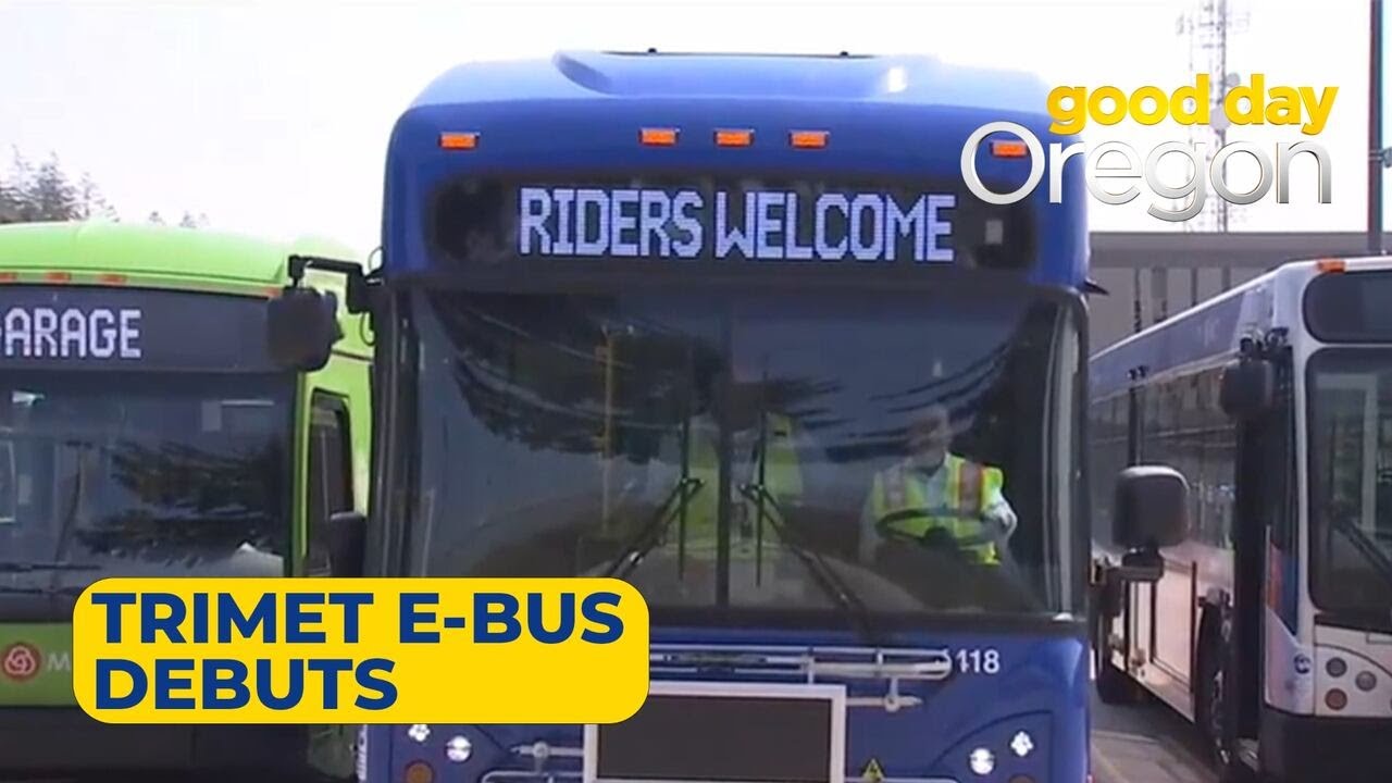 Behind the Wheel: TriMet E-bus debuts - YouTube