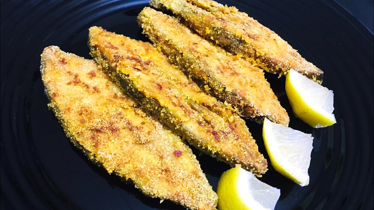 Rava Fish Fry Recipe | Pomfret Fry Recipe | மீன் வறுவல் | Crispy Rava ...