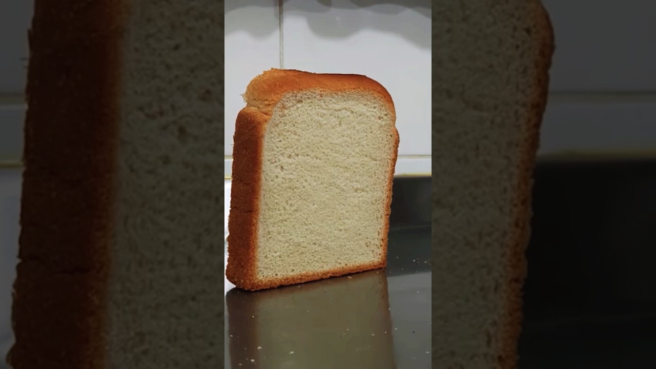 a piece of bread falling over for no reason - YouTube