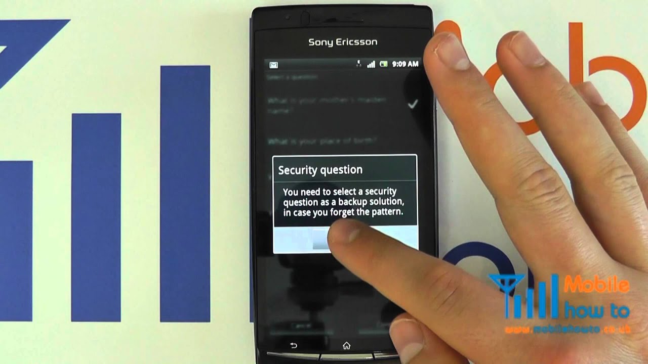How To Set Up a Lock Screen - Google Android Device - YouTube