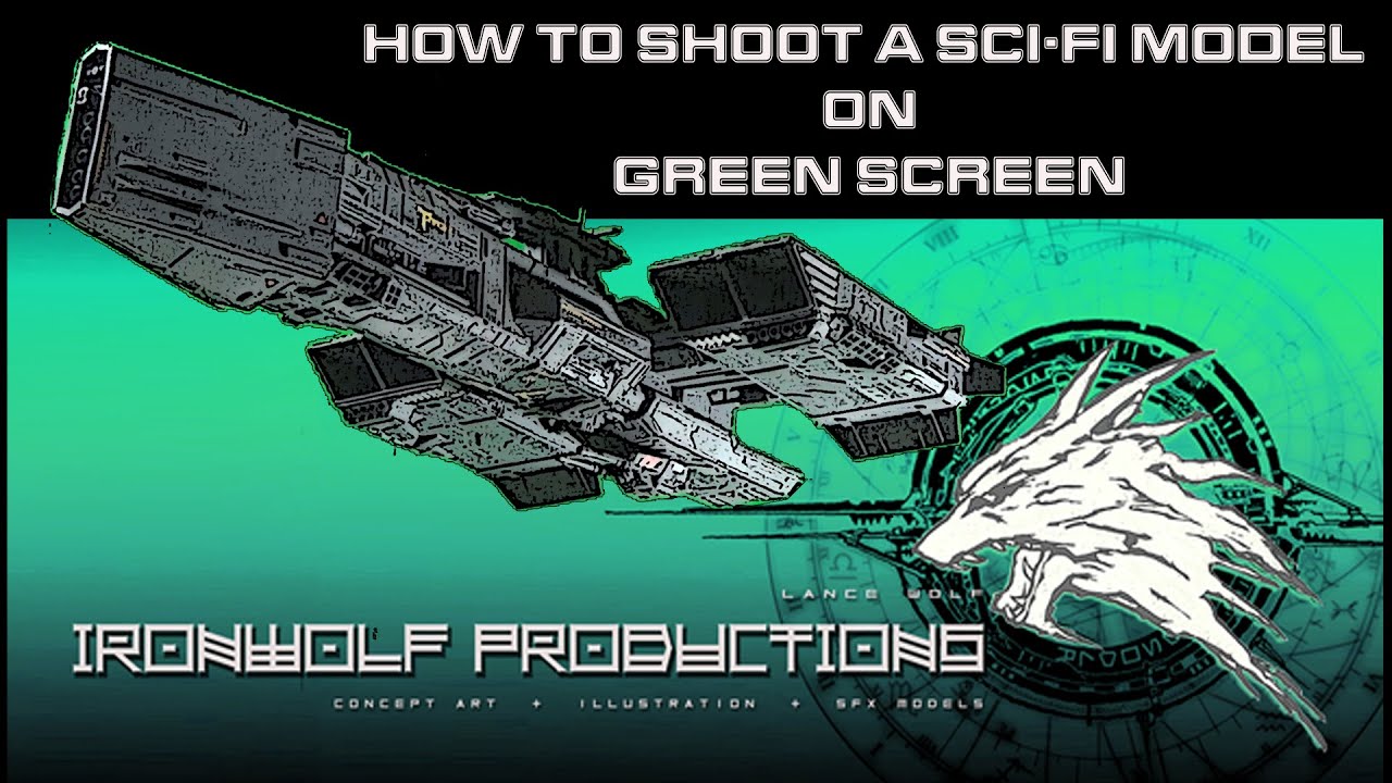 How to Shoot a Sci-Fi Model on Green Screen - YouTube