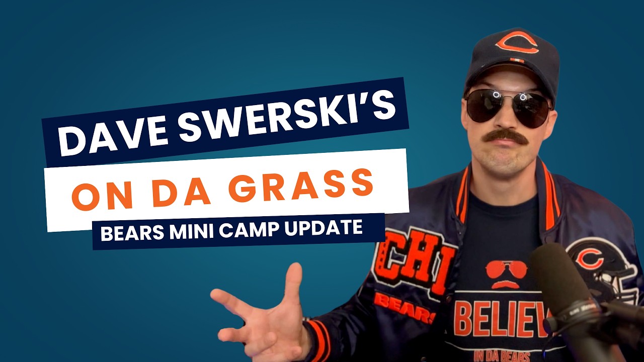 Bears Mini Camp Update 😎 ON DA GRASS with Chicago Bears Superfan Dave ...