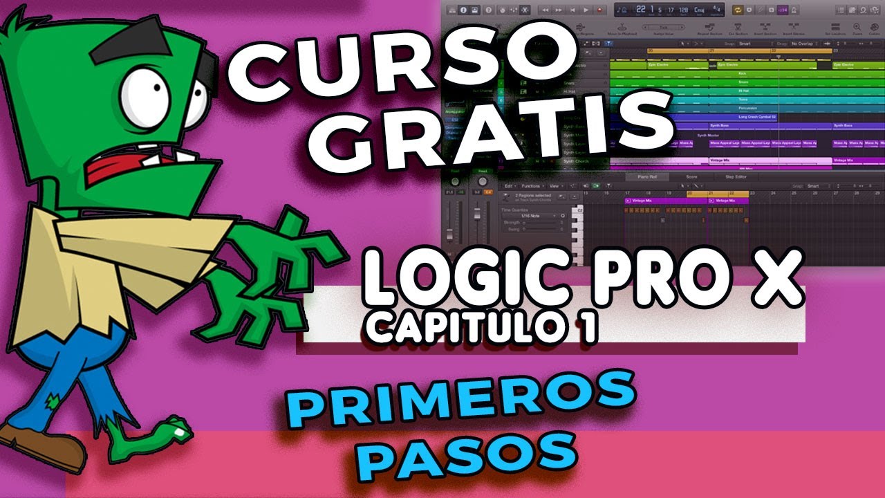 COMO USAR LOGIC PRO X CAPITULO 1(NIVEL: BASICO) CURSO GRATIS 🎁[RAPIDO Y FACIL] - YouTube
