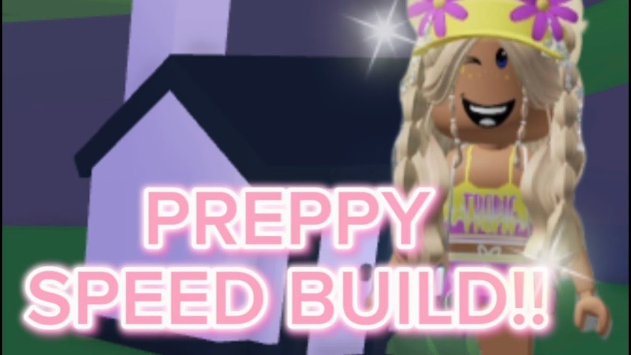 PREPPY SPEED BUILD!! 💕🦩🍉🌴 - YouTube