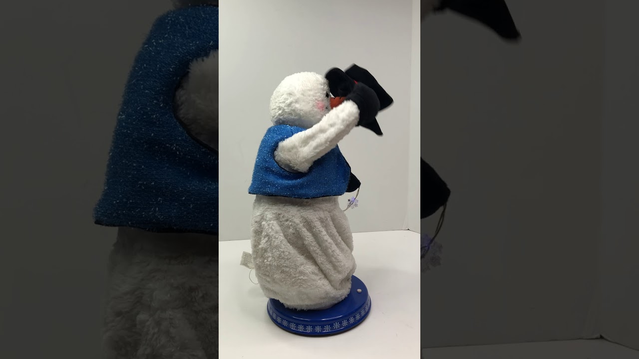 Gemmy Snow miser snowman - YouTube