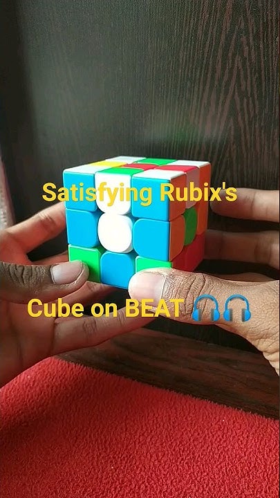 Satisfying Rubix's Cube on BEAT 🎧🎧 #cube #rubixcube #cubers #shorts : Subscribe for More - YouTube