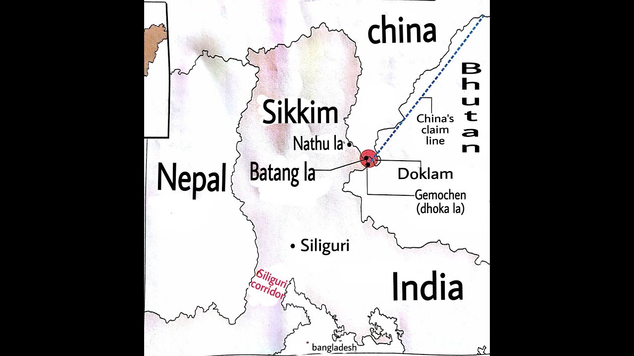 Doklam issue - between India and china..(Hindi) - YouTube
