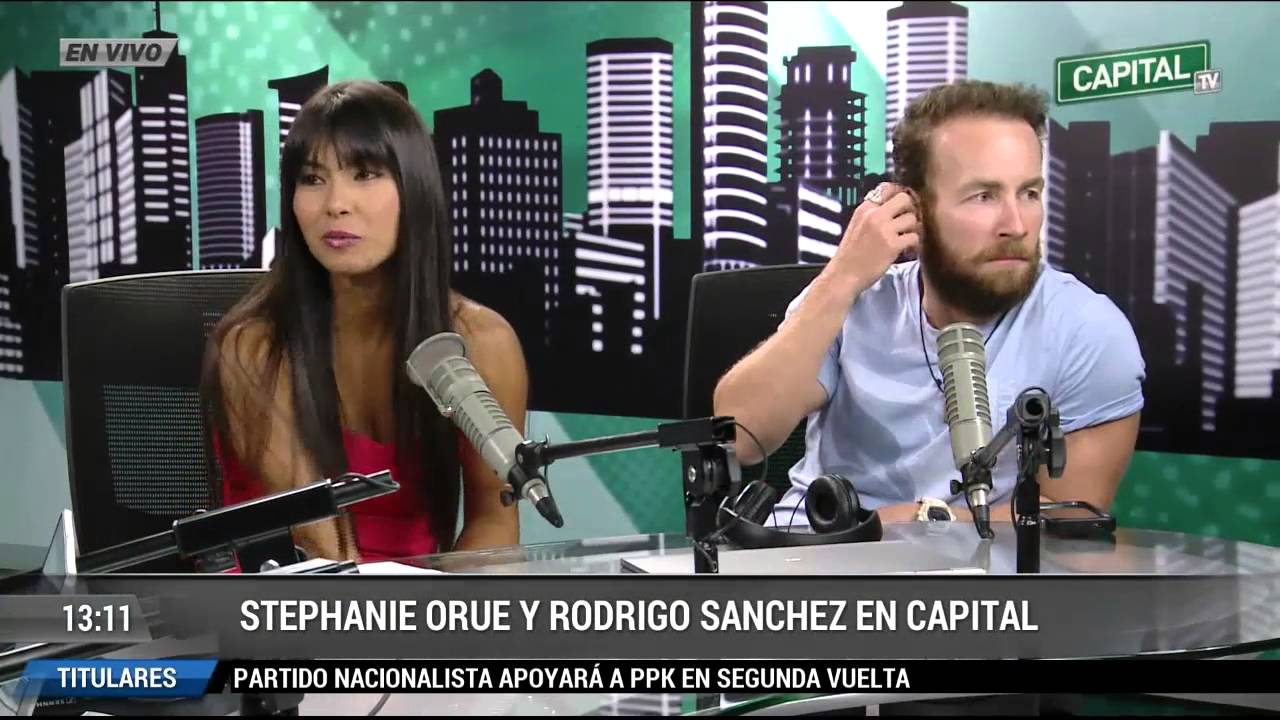 Stephanie Orue y Rodrigo Sanchez Patiño en Capital- 16-04-16 PARTE 1 ...