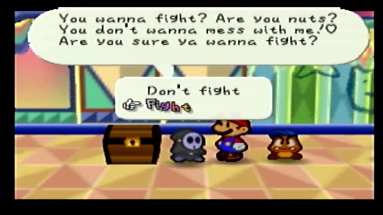 Paper Mario | Anti Guy | Easy Strat for Low Health - YouTube