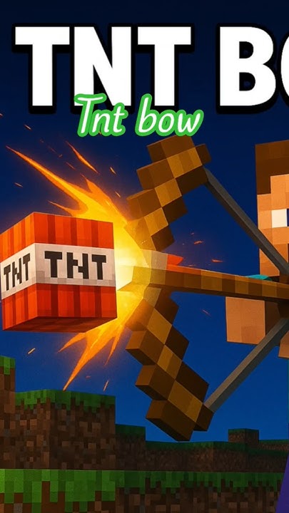 TNT bow command in command block #minecraft #shorts - YouTube