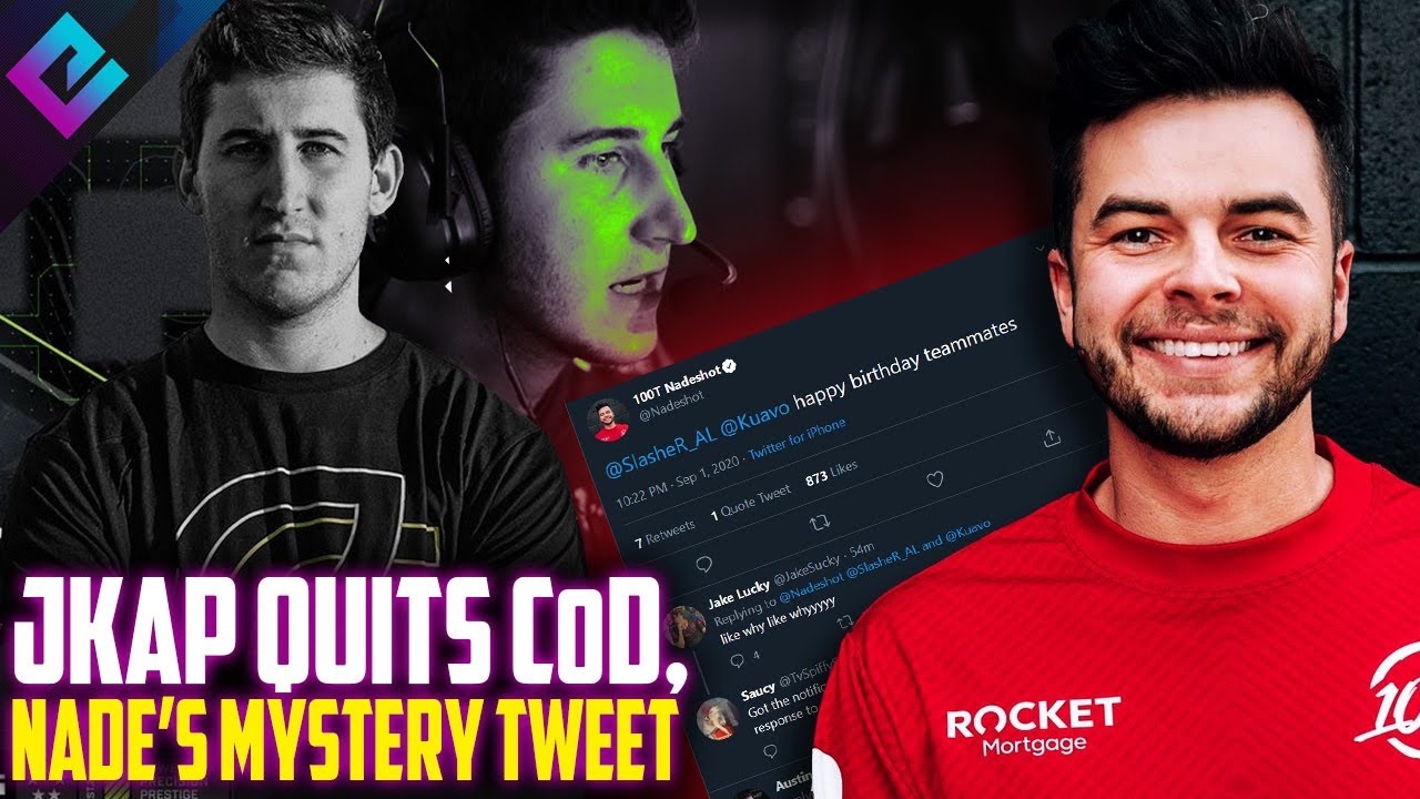 JKap Retires from Call of Duty, Nadeshot's Kuavo Slasher Tweet - YouTube