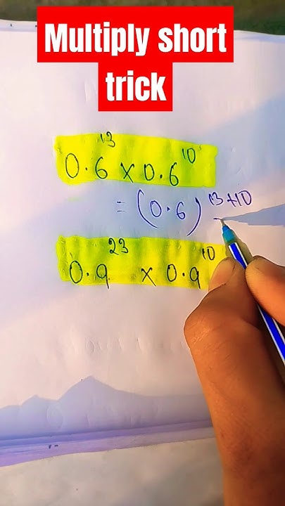multiply short tricks in 2 sec👆👆||#maths #mathematics #tricks #shorts - YouTube