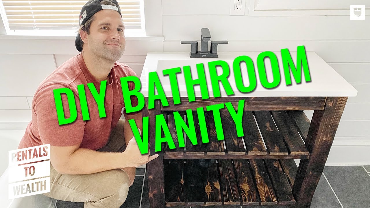 EP 19: DIY Bathroom Vanity - YouTube