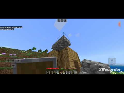 día 7 en minecraft | empezando con el techo de la casa - YouTube