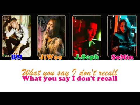 K.A.R.D Don't Recall - Lyrics (English/Hidden Version)