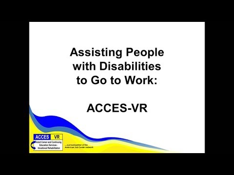 ACCES-VR - Workforce Development 101 for Employers - YouTube