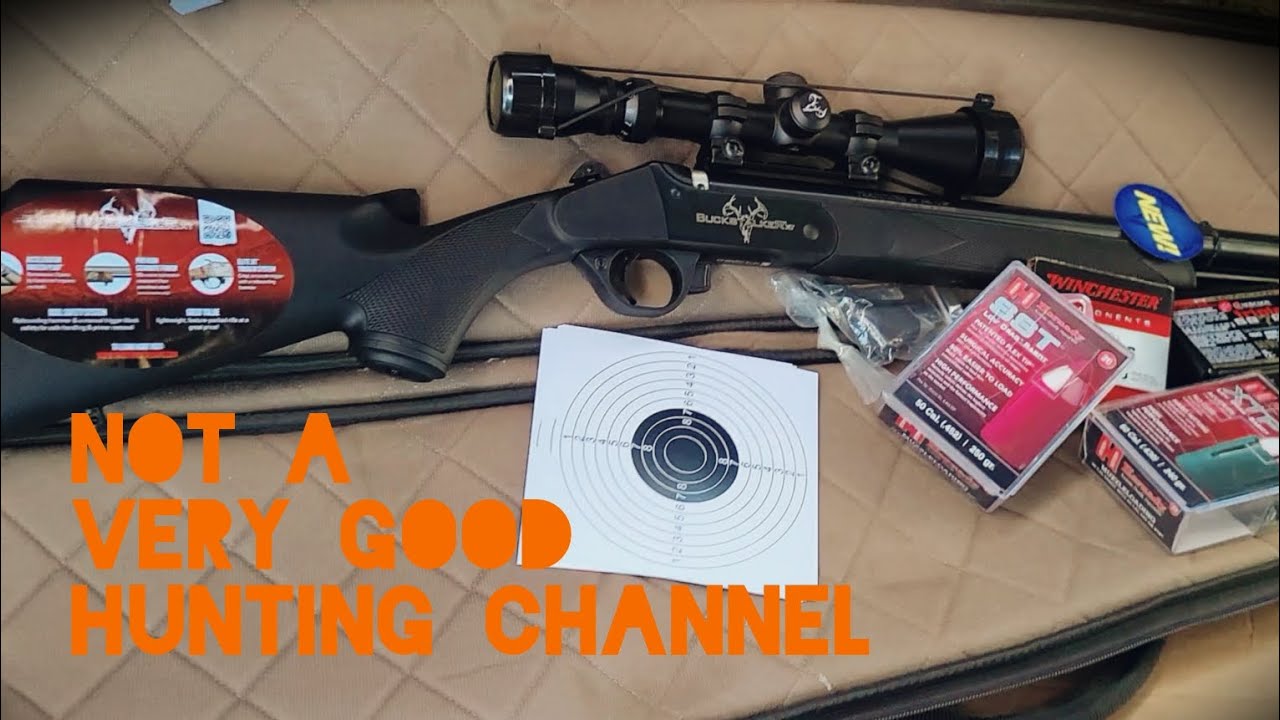 Sighting In Traditions Buckstalker XT Muzzleloader With 777 Powder And ...